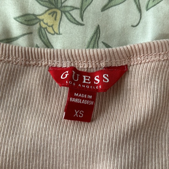 Guess | Tops | Light Pink Top Guess Button Top Super Cute | Poshmark